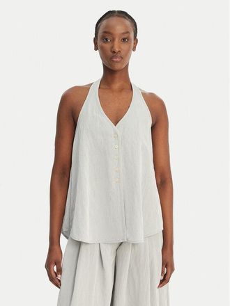 Eleh Bluse SS260092 Himmelblau Relaxed Fit