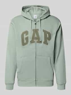 GAP Sweatjacke mit Logo und K&auml;nguru-Tasche