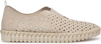 Rieker Halbschuhe N1963-62 Beige
