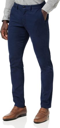 Hackett Herren Texture Chino Pants, Blue (Navy), 32W/32L