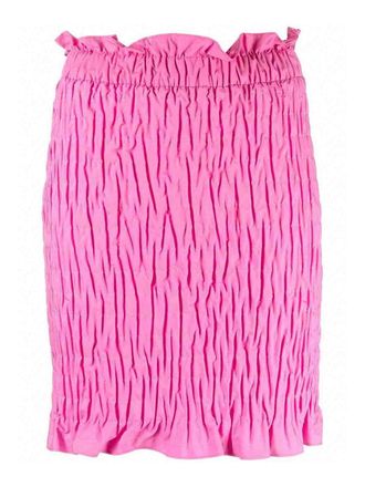 Msgm M. S.G. M. Mini Jupe - Couleur Chair