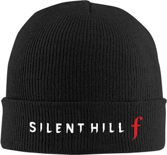 Generic Casquette pour Homme, Silent Hill F Horror Game 2025 Casquettes tricot&eacute;es pour Femmes Tuques dHiver Casquettes dHiver en Acrylique Gaming Lover Casque