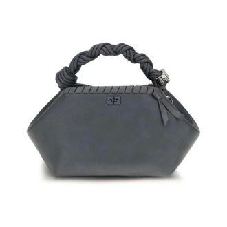 Ganni Sac port&eacute; &eacute;paule Bou &agrave; anses torsad&eacute;es - Femme - Sacs - Bleu - Taille: ONE Size