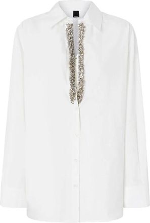 Pinko Pinko, Femme, Blouses et Chemises, Blanc, Taille: 36 FR Chemise Capirai