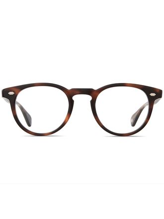 Garrett Leight lunettes de vue Hercules - Marron