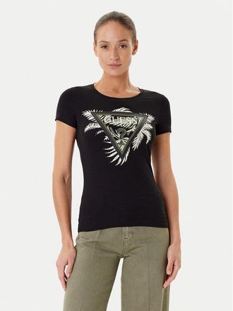 Guess T-Shirt W5YI13 J1314 Schwarz Regular Fit