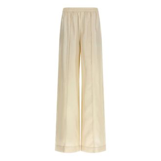 Loulou Studio Damen, Hosen, Beige, MGr&ouml;&szlig;e