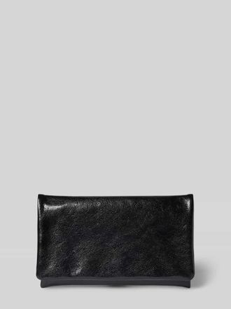 Abro Clutch aus echtem Leder mit Strukturmuster