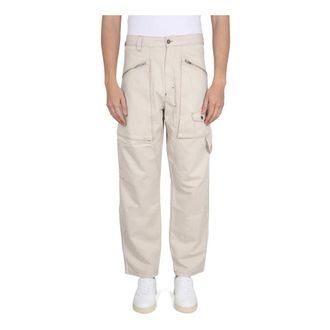 Isabel Marant Straight Hosen - - Trousers - Herren - Beige - S