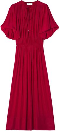 Lanvin tie detailing dress - Rot