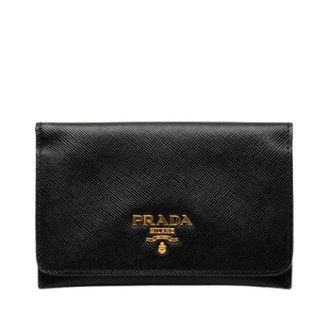 Prada Pre-owned Vintage Saffiano Wallet - Femme - Pre-owned - Noir - Taille: ONE Size