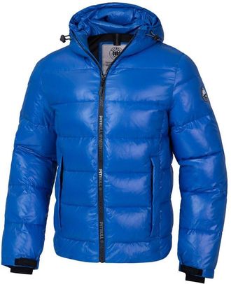 Pitbull Herren Winterjacke Pepperwood Jacke Winter mit Kapuze M&auml;nner Steppjacke gl&auml;nzender Nylonstoff Rip-Stop Komfortable Steppjacke