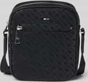 HUGO BOSS Umhängetasche aus genarbtem Kunstleder Modell RAY