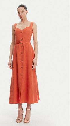 Liu Jo Sommerkleid WA5312 T4818 Orange Regular Fit