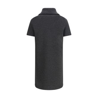Gucci Womens Gray Cotton Casual Dress