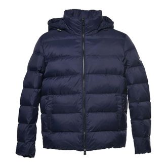 Baldinini Langer Daunenmantel - - Jackets - Herren - Blau - 3XL
