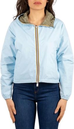 K-Way Femme, Vestes, Bleu, Taille: 36 FR Laurette Plus.2 R&eacute;versible