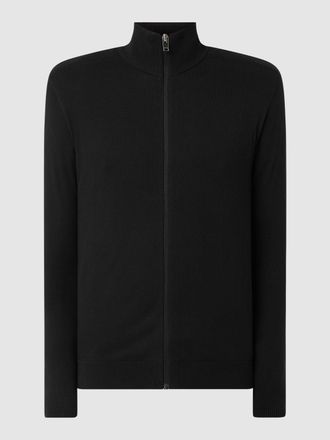Selected Strickjacke mit Stehkragen Modell BERG