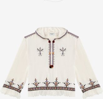 Isabel Marant Top Kameya - Femme - &Eacute;cru - Taille 38 - Marant &Eacute;toile