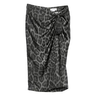 Stella McCartney Grauer Seiden Asymmetrischer Rock - - Skirts - Damen - Grau - L