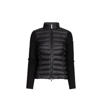 Moncler Bi -Material Jacke - Schwarz