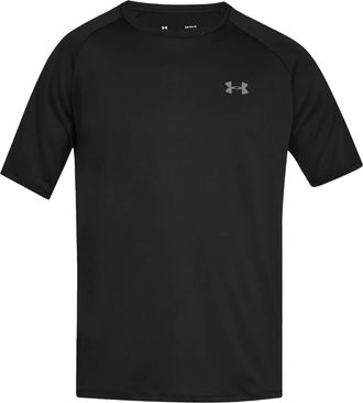 Under Armour Tech T-Shirt für Herren (Schwarz/Hellgrau)