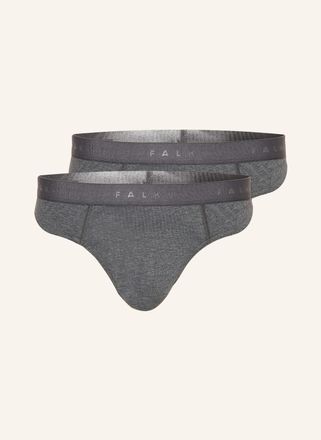 Falke 2er-Pack Slips Daily Comfort grau