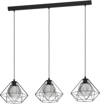 Eglo Suspension Vernham Triple - Noir