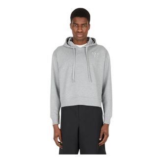 More Joy Homme, Sweatshirts et sweats à capuche, Gris, Taille: XS SweaT-shirt à capuche court