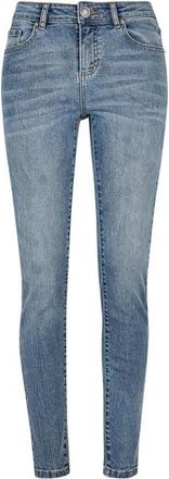 Urban Classics Jean Skinny pour Femme Taille Moyenne Pantalon, Midstone Washed, W26