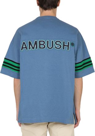 AMBUSH Striped Crossbar T-Shirt - Blue
