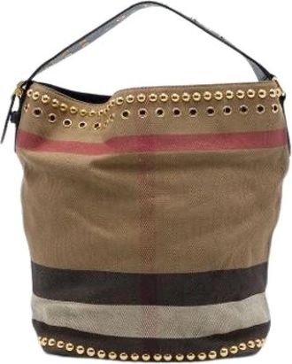 Burberry Pre-owned Canvas Bucket Bag - - Pre-owned - Damen - Braun - ONE SIZE