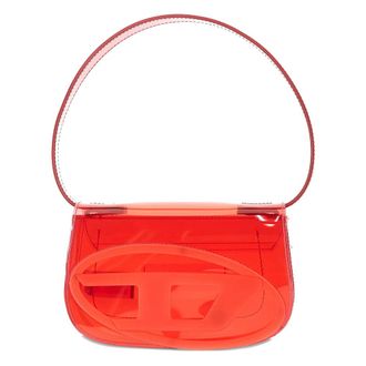 Diesel 1DR-Iconic Schultertasche - - Bags - Damen - Rot - ONE SIZE