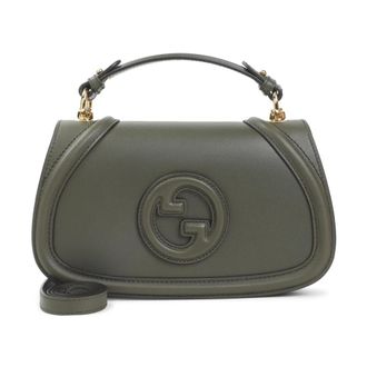 Gucci Blondie Gr&uuml;ne Leder Umh&auml;ngetasche - - Bags - Damen - Gr&uuml;n - ONE SIZE