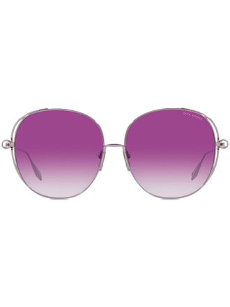 Dita Eyewear lunettes de soleil Aroha &agrave; monture ronde - Argent