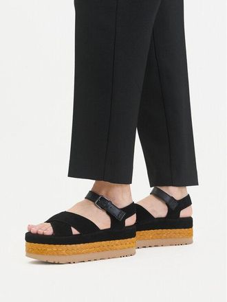 UGG Espadrilles W Aubrey Ankle Strap 1167471 Schwarz