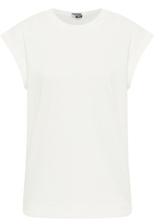 Dreimaster Dreimaster &Auml;rmelloses Sweatshirt Damen Wollwei&szlig;