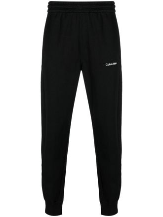 Calvin Klein pantalon de jogging &agrave; logo imprim&eacute; - Noir