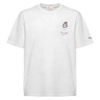 Saint Barth Homme, Tops, Blanc, Taille: 2XL Austin T-shirt