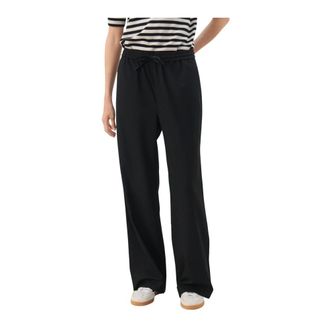 Part Two Elastische Weite Hosen mit Gummizug - - Trousers - Damen - Schwarzk - XL