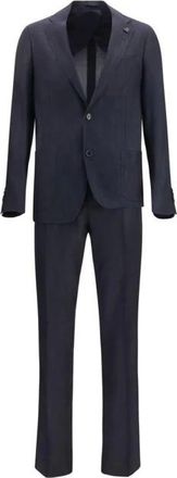 Lardini Homme, Costumes, Bleu, Taille: S Costume Deux Pi&egrave;ces &Eacute;l&eacute;gant en Coton