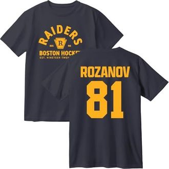 Generic HeatRivalry Ilya Rozanov 81 T-shirt en coton pour homme et femme &agrave; manches courtes col rond d&eacute;contract&eacute; tendance, gris, XL