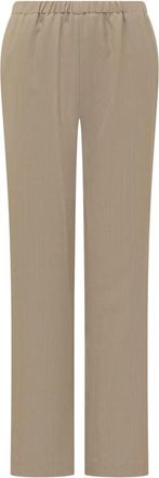 Loulou Studio Femme, Pantalons, Beige, Taille: 38 FR Pantalon Droit Scot