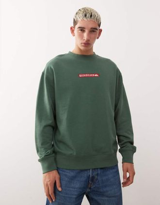 Quiksilver DNA - Sweatshirt in Trekking-Gr&uuml;n-Bunt