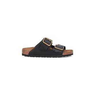 Birkenstock Leder-Sliders - - Shoes - Herren - Schwarzk - 40 EU