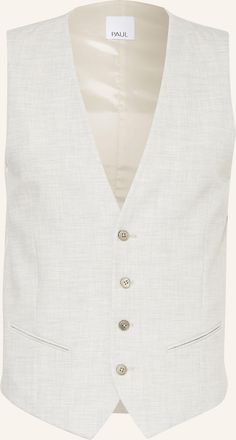 Paul Paul Anzugweste Extra Slim Fit beige