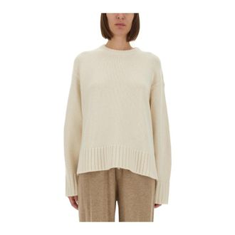 Guest In Residence Klassischer Strickpullover mit Rundhalsausschnitt - - Knitwear - Damen - Beige - XL