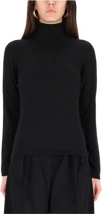 Max Mara Femme, Pulls, Noir, Taille: 44 FR Meana Turtleneck