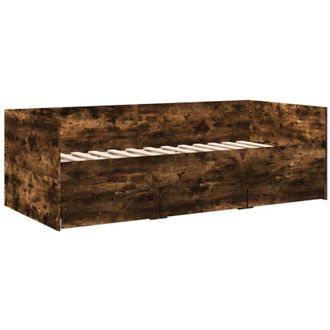 vidaXL Tagesbett mit Schubladen ohne Matratze R&auml;uchereiche 100x200 cm Vidaxl