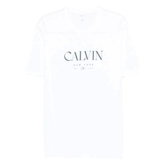 Calvin Klein Homme, Tops, Blanc, Taille: M Graphic Classic T-Shirt
